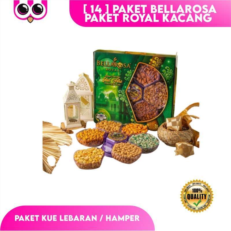 Jual [ 14 ] PAKET BELLAROSA PAKET ROYAL KACANG / PAKET KUE LEBARAN ...