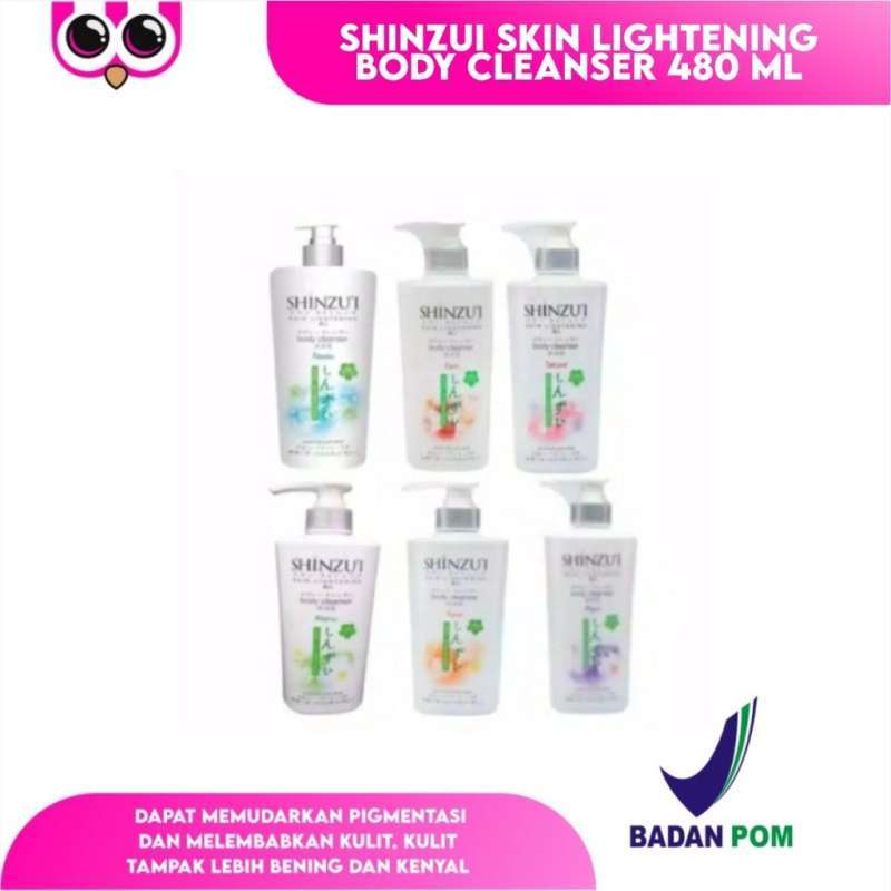 Promo [ SABUN CAIR 500ML ] SHINZUI SKIN LIGHTENING BODY CLEANSER 480ml ...