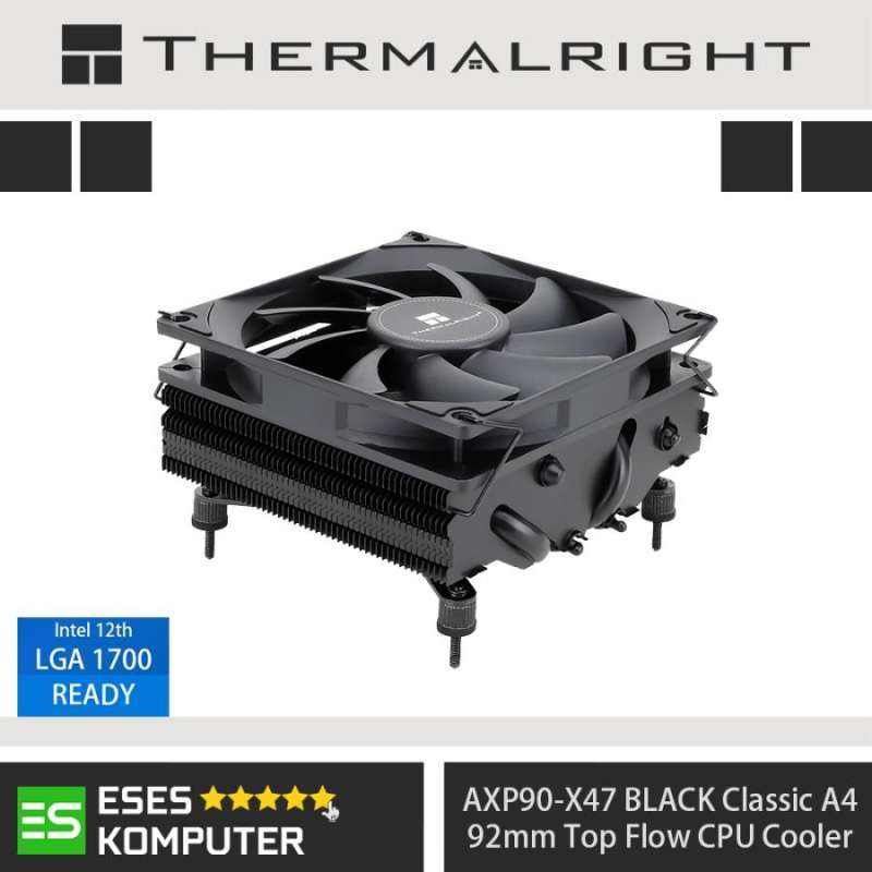 Jual HSF THERMALRIGHT AXP90-X47 BLACK | Low Profile Mini ITX CPU Cooler ...