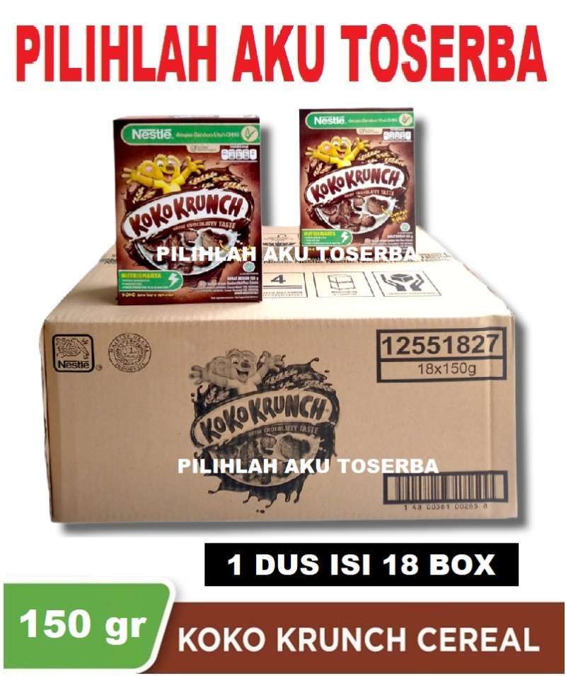 Jual Nestle Cereal Koko Krunch 150 Gr - ( Harga 1 Dus Isi 18 Box ) Di ...