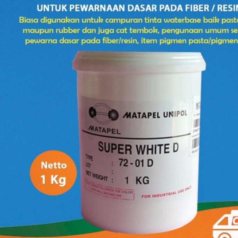 Jual Pigment Warna Super White Utk Campuran Warna Resin, Rubber, Cat ...
