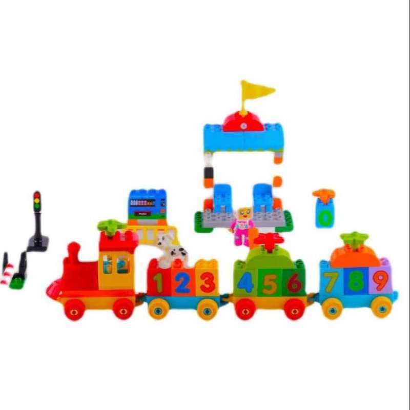 Jual Mainan kereta api fun train block alphanumerix bricks train playset di Seller BToysbandung ...