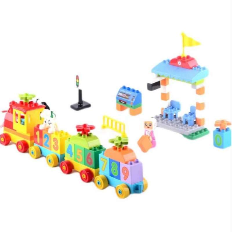 Jual Mainan Kereta Api Fun Train Block Alphanumerix Bricks Train Playset Di Seller Btoysbandung ...