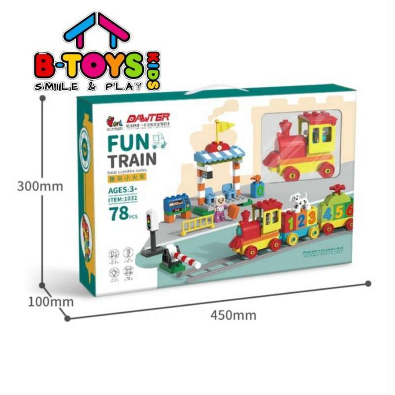 Jual Mainan Kereta Api Fun Train Block Alphanumerix Bricks Train Playset Di Seller Btoysbandung ...