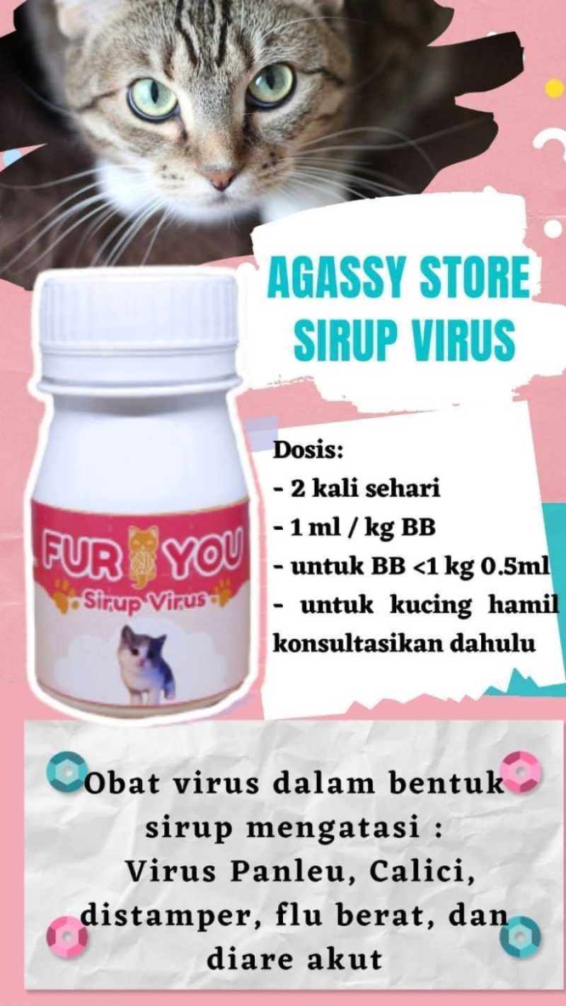 Promo Furyou Sirup Virus Kucing Obat Virus Panleu, Calici, Distamper ...