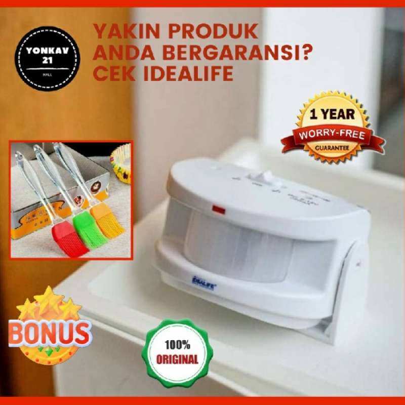 Jual Bel Pintu Sensor Gerak Bell Rumah Wireless Idealife Il 306 Di ...