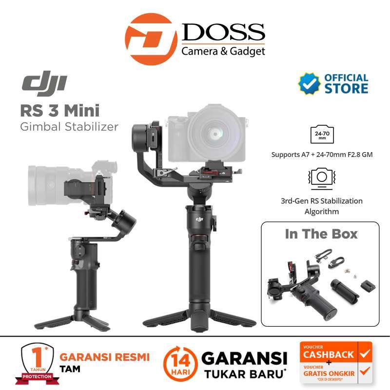 Jual Dji Rs 3 Combo Gimbal Stabilizer Original Murah - Harga Diskon Maret 2024 | Blibli