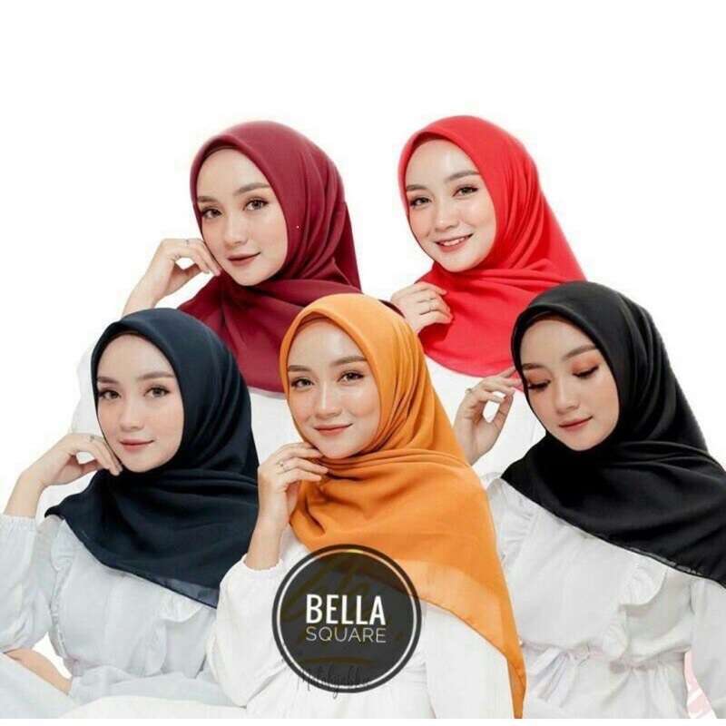 Jual Jilbab Bella Square 12 Pcs 100 Kekinian Terbaru - Harga Promo Juni ...