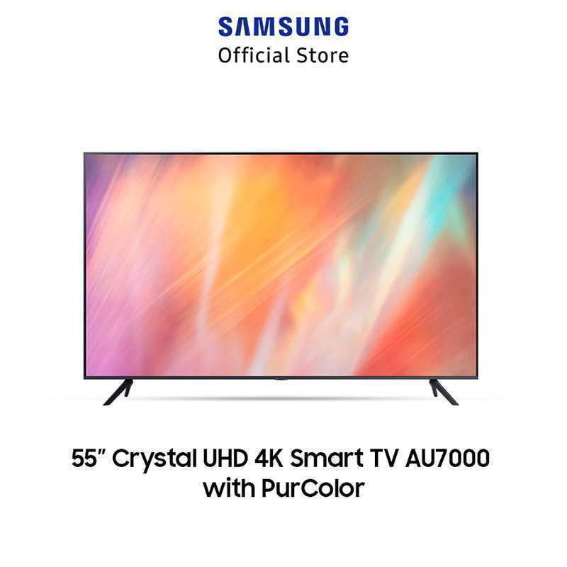 Jual Samsung Led Tv 55 Inch Ua55au7000kxxd Smart Tv 4k Uhd Di Seller Satelit Electronic Official ...