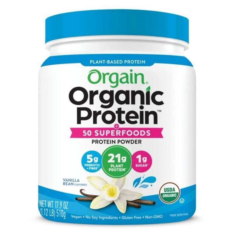 Jual Orgain Organic Protein + Superfoods Powder, 21g Protein, Vanilla ...