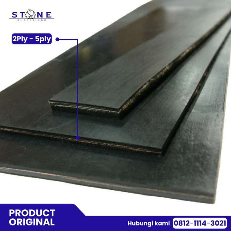 Jual Karet Conveyor Belt 60 Cm X 2 Ply ( 5,5mm ) Rubber Bw 600mm ...