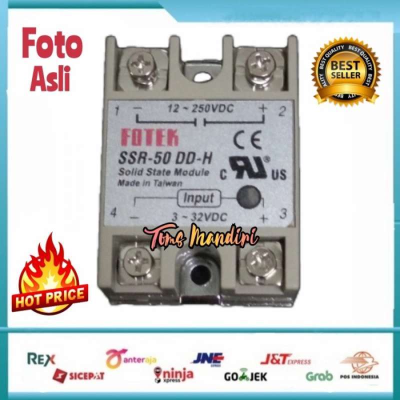Promo Solid State Relay Fotek SSR-50 DD-H Diskon 23% di Seller Berkah Mulia Store - Duren Tiga ...
