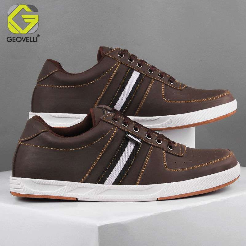 Jual Sepatu Sneakers Pria Sport Kasual Coklat G-31 di Seller Goten ...