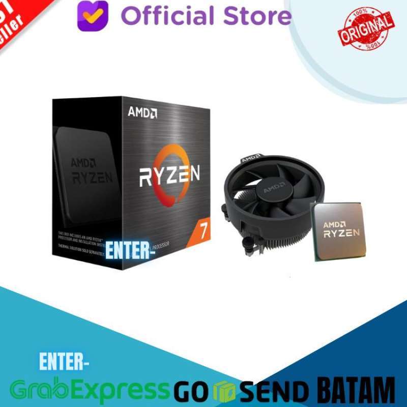 Jual AMD Ryzen 7 5700G Cezanne 8 Cores 16 Threads 4.6Ghz AM4 Processor ...