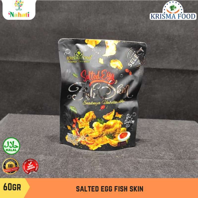 Jual Salted Egg Fish Skin Krisma Food Kemasan Pouch di Seller Nahati Id ...