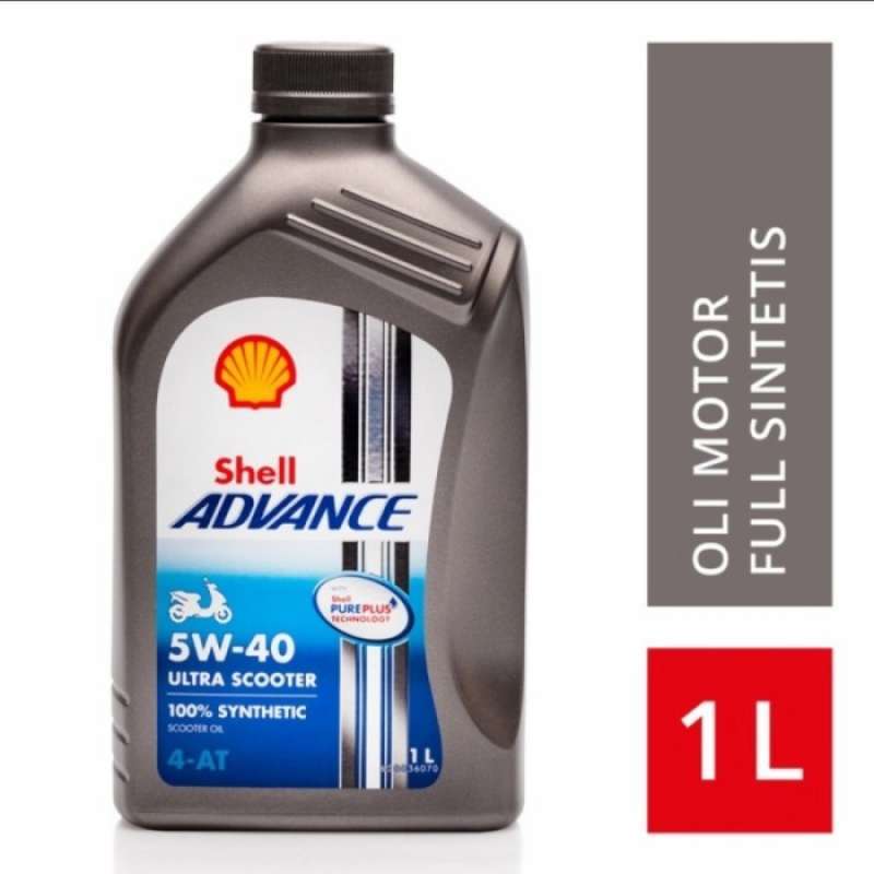 Promo Oli Motor Shell Advance Ultra Scooter 5W-40 (1liter) Diskon 33% ...