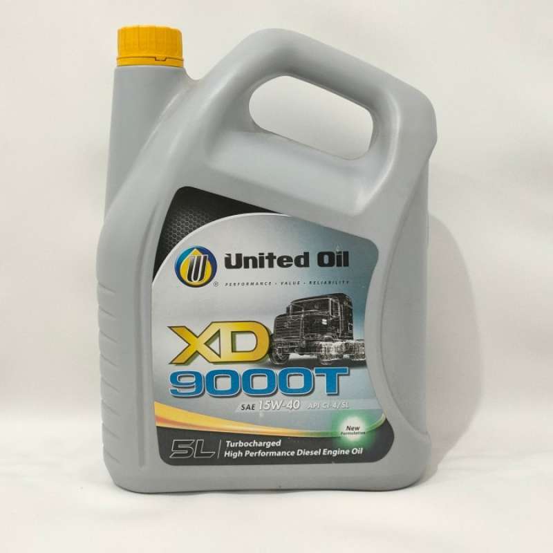 Jual United Oil Xd9000t Sae 15w40 Ci4/sl Diesel 5 Liter Di Seller ...