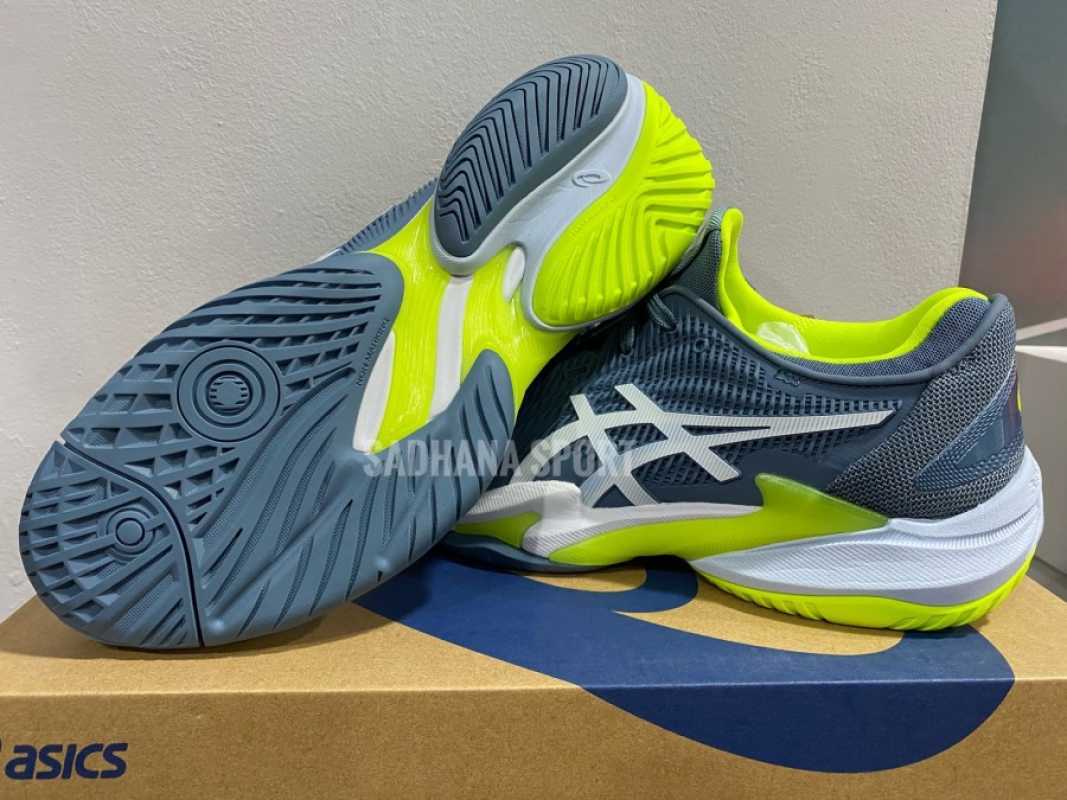 Jual Sepatu Tenis Asics Court Ff 3 Steel Blue/white - 43.5 Di Seller ...