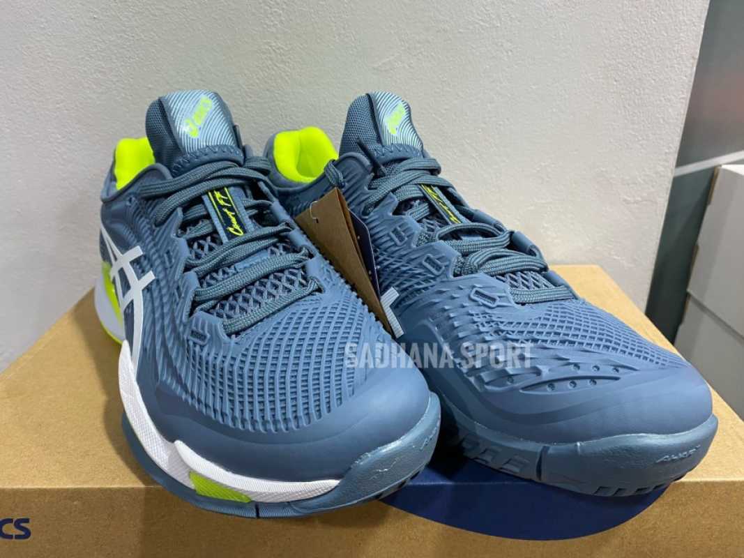Jual Sepatu Tenis Asics Court Ff 3 Steel Blue/white - 43.5 Di Seller ...