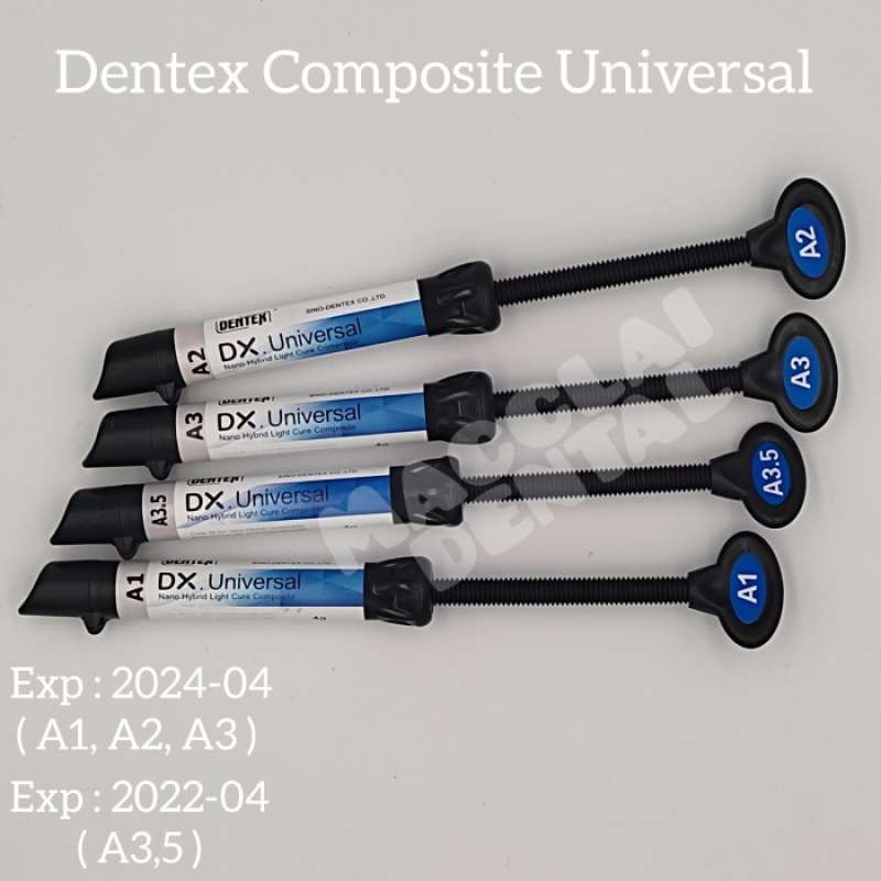 Jual Dentex Nano Hybrid Composite Composit Komposit Tambal Gigi Veneer Di Seller Nur Nur Toko ...