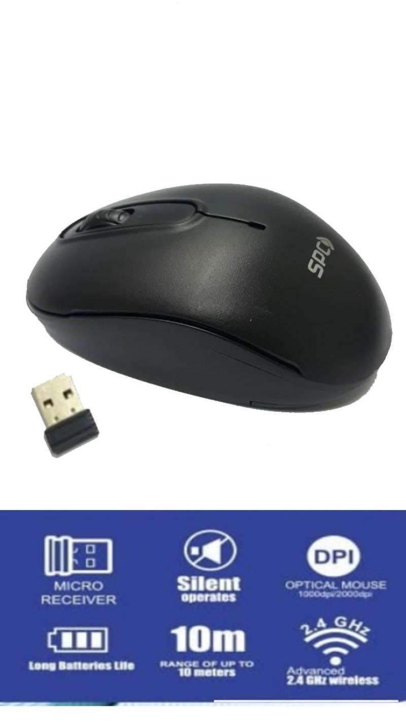 Jual Mouse Wireless Spc Smw 10 Colour Hitam di Seller Se-Yi - Mangga ...