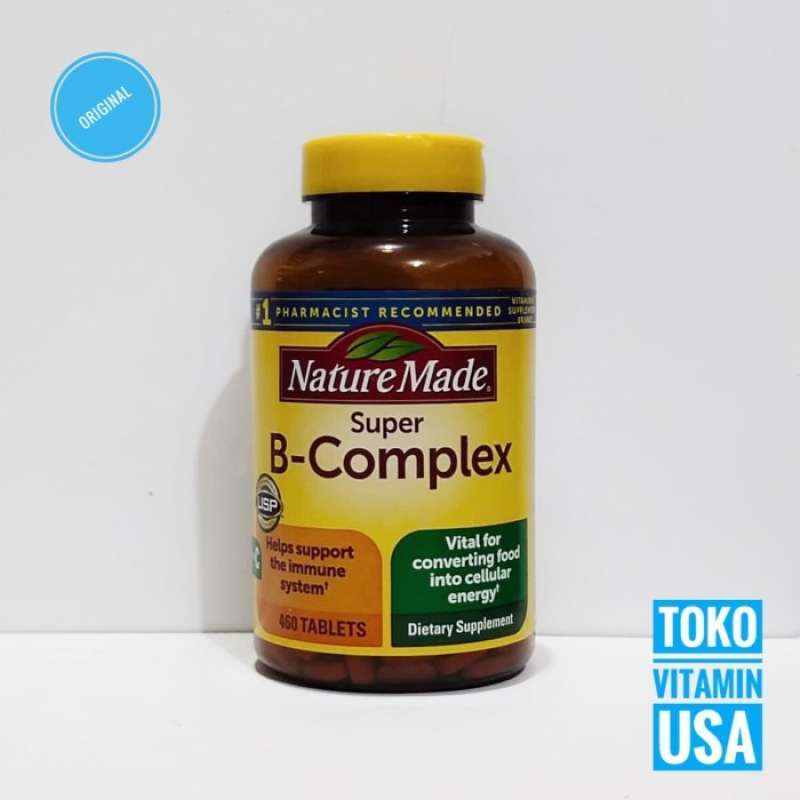 Jual Nature Made Super B-complex Isi 460 Tablets Di Seller Nur Nur Toko ...