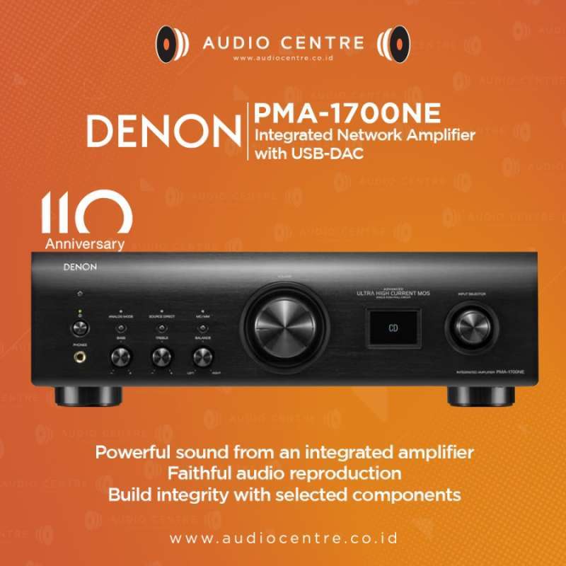 Jual Denon PMA-1700NE PMA 1700 NE Integrated Amplifier 110th ...