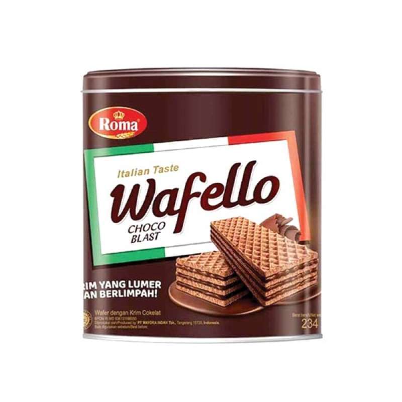 Promo ROMA WAFER CHOCO BLAST CAN 234 GR Diskon 19% di Seller Hypermart ...