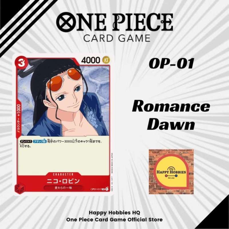 Jual One Piece Card Game Op01-017 Nico Robin R Di Seller Happy Hobbies ...