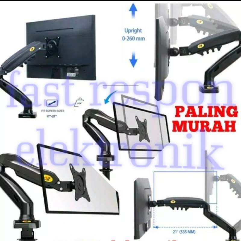 Promo Bracket breket brecket tv/Monitor Arm North Bayou NB F8013-27 ...