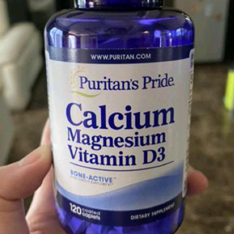 Jual Puritans Pride Calcium Magnesium Vitamin D3 Isi 120 / Vitamin ...