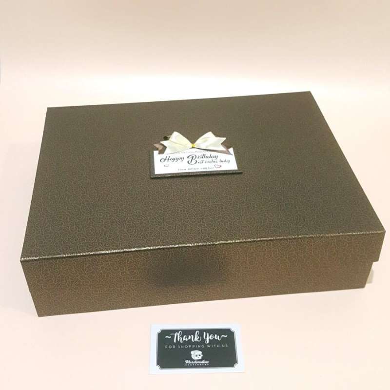 Jual 40 X 30 X 10 Cm Kotak Kado Gift Box Hampers Dus Hadiah Packaging ...