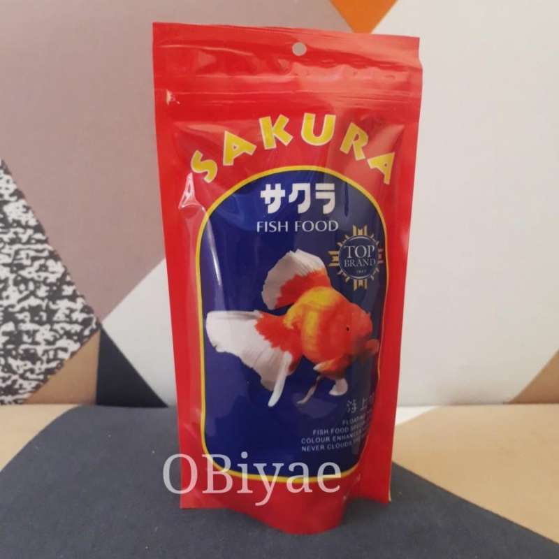 Jual Pelet Sakura Fish Food - Cocok untuk Mas Koki, Komet, atau Koi ...