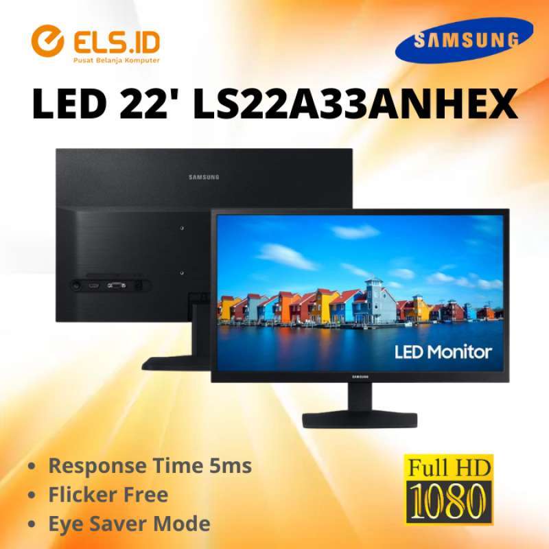 Promo Monitor LED Samsung 22' LS22A33ANHEX Full HD Diskon 7% di Seller ...