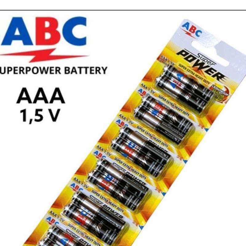 Jual Baterai Abc Super Power Aaa Isi 2 Pc - Battery Abc Batere A3 Isi ...