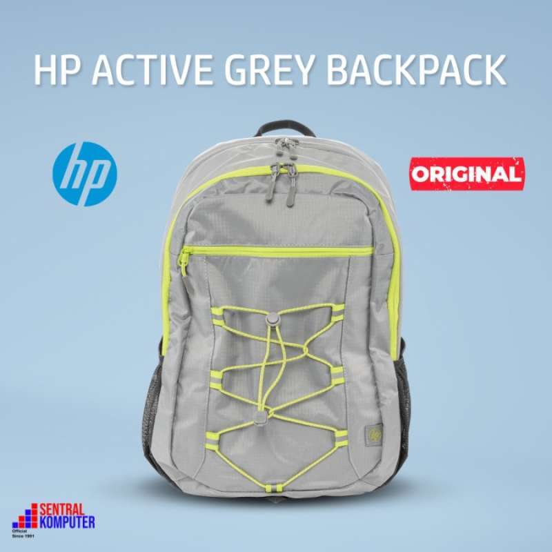 Promo Tas Laptop Hp Active Backpack Grey Diskon 17% di Seller Mahanani ...
