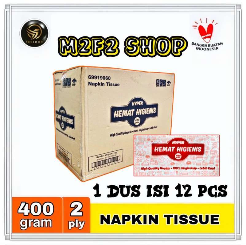 Jual Tisu Makan Hyper Hemat Higienis Napkin Tissue - 400 Gr (kemasan ...