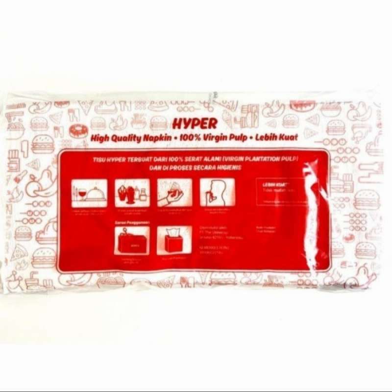 Jual Tisu Makan Hyper Hemat Higienis Napkin Tissue - 400 Gr (kemasan ...