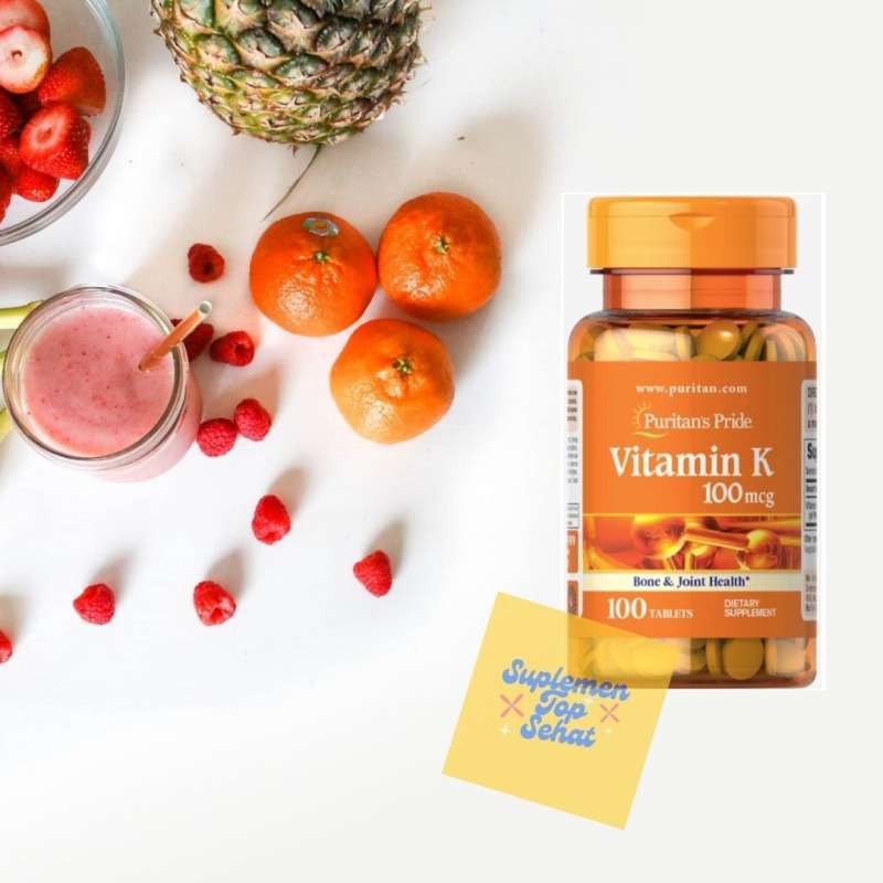 Jual Original Puritan Vitamin K 100 Mg Isi 100 Tablet Untuk Kesehatan ...