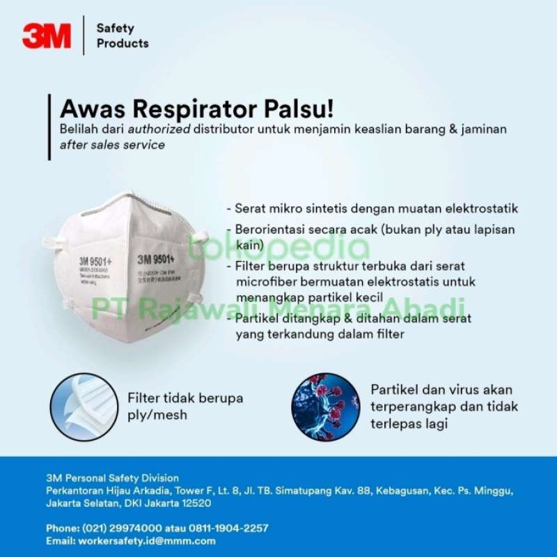 Jual 3m Masker 9502+ Particulate Respirator N95 (1 Box Isi 50 Pcs) Di Seller Anes Medika Center ...