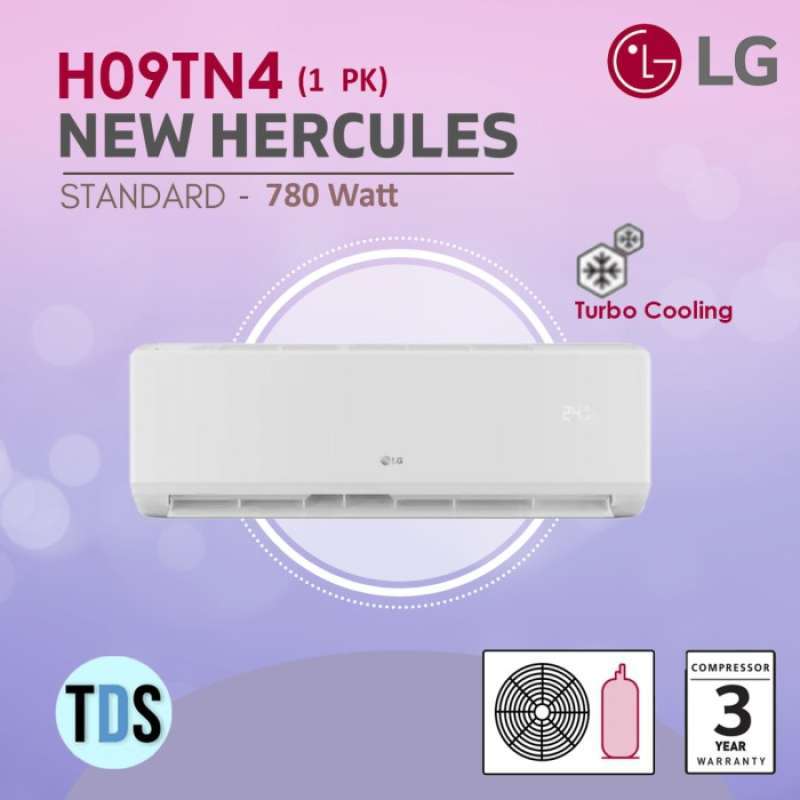 Promo AC LG - H09TN4 - AC STANDARD NEW HERCULES 1 PK - R32 Diskon 20% ...