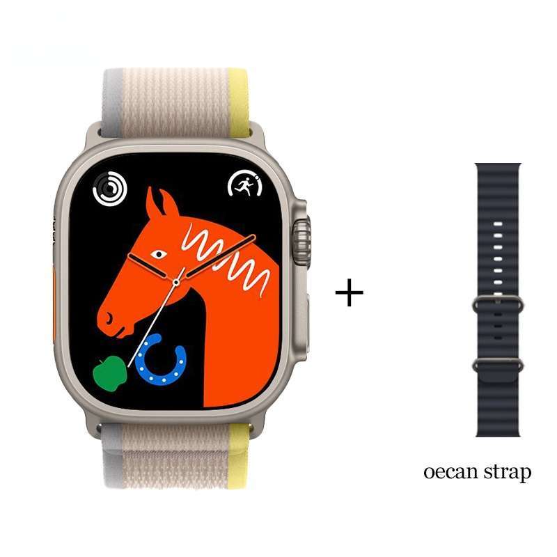 Promo （Free Strap）IWO Watch Ultra Smartwatch Series 8 45mm Infinity ...