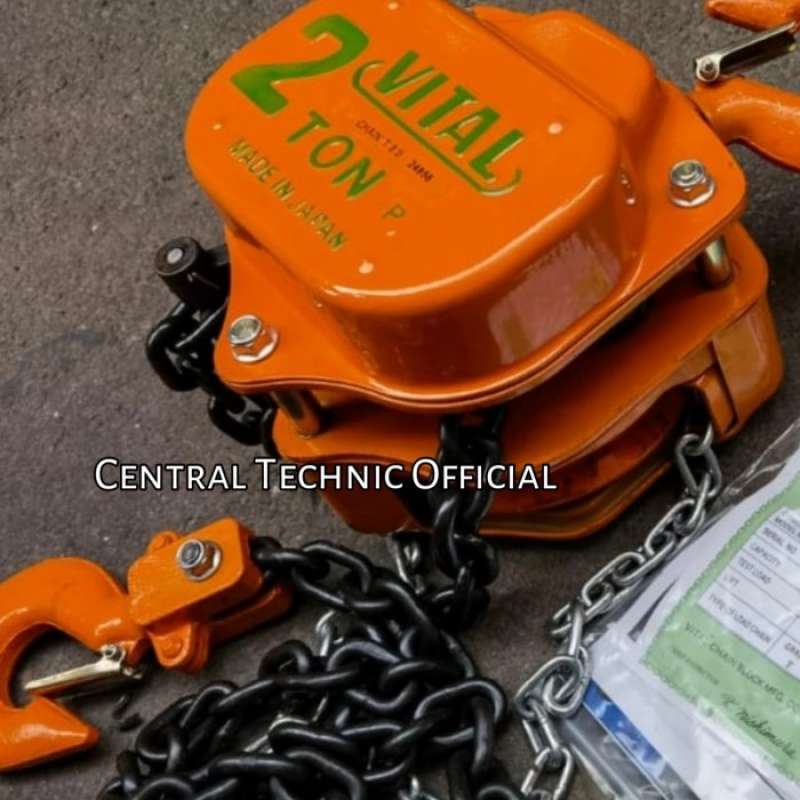 Jual Vital Chain Block 2 Ton 3 Meter Original Made In Japan Takel Hoist ...