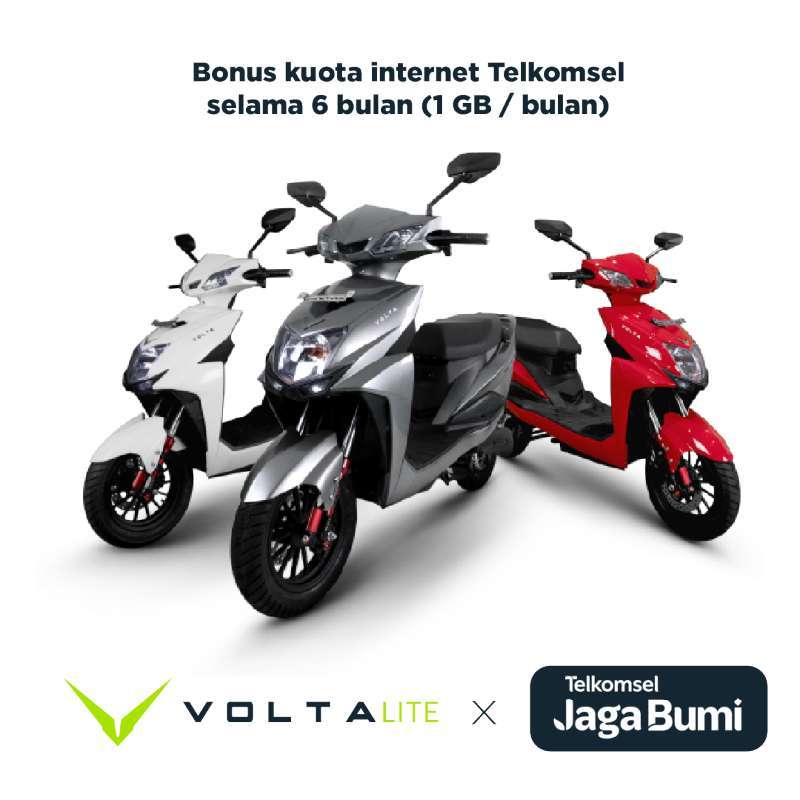 Jual Volta 401 Lite Sepeda Motor Listrik [otr Jawa] - Full Red Jawa ...