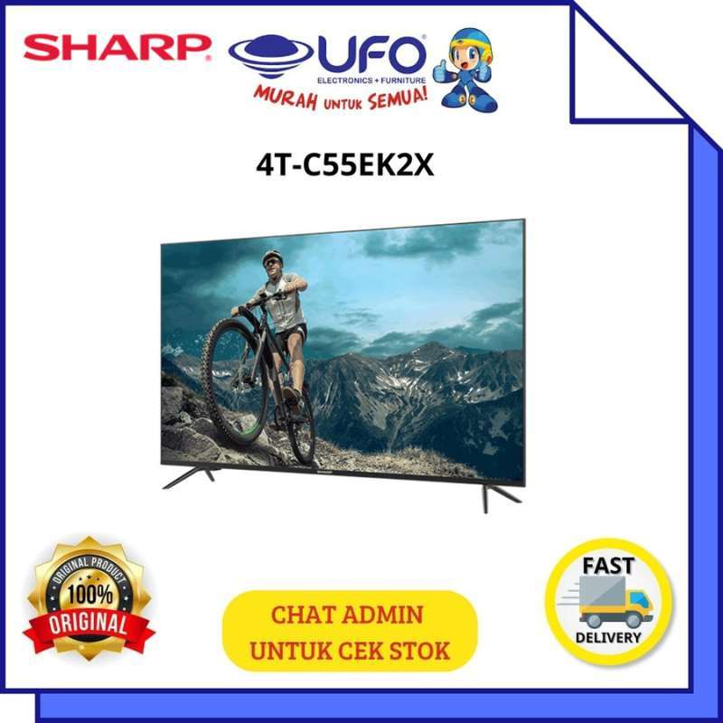 Jual Sharp 4tc55ek2x Led Tv Android 4k Uhd 55 Inch Di Seller Ufo ...