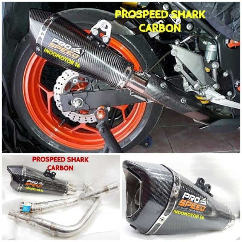 Promo PROSPEED NINJA 250 fi SHARK CARBON FULL SYSTEM Diskon 23% di ...