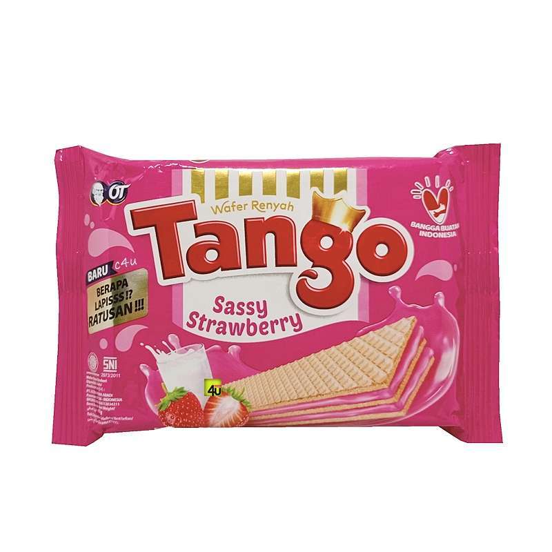 Promo Tango - Classic Wafer - Kecil 35 Gr - Strawberry Diskon 25% Di ...