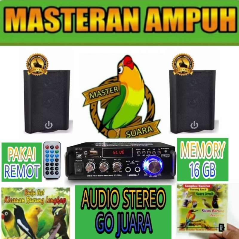 Promo Masteran Burung Ampli Audio Stereo Murai Moncer Suara Go Lomba ...