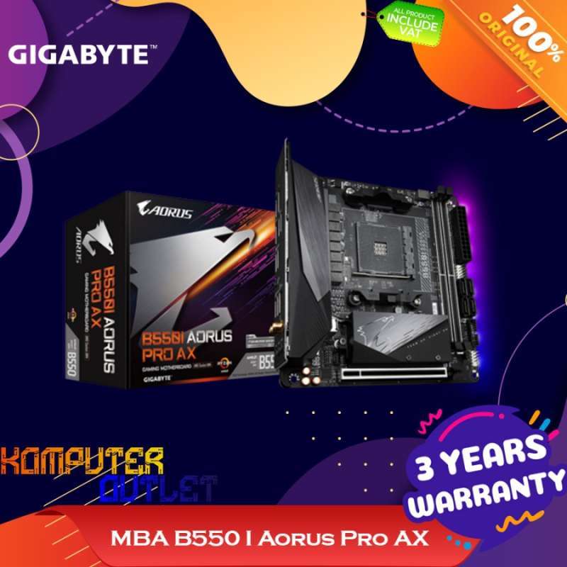 Jual Gigabyte B550i Aorus Pro Ax Motherboard Amd Socket Am4 (b550 Ddr4) Di Seller Komputeroutlet ...