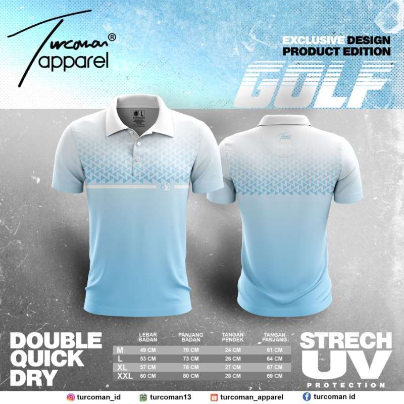 Jual Kaos Jersey Golf Baju Olahraga Dryfit Di Seller Turcoman Apparel ...